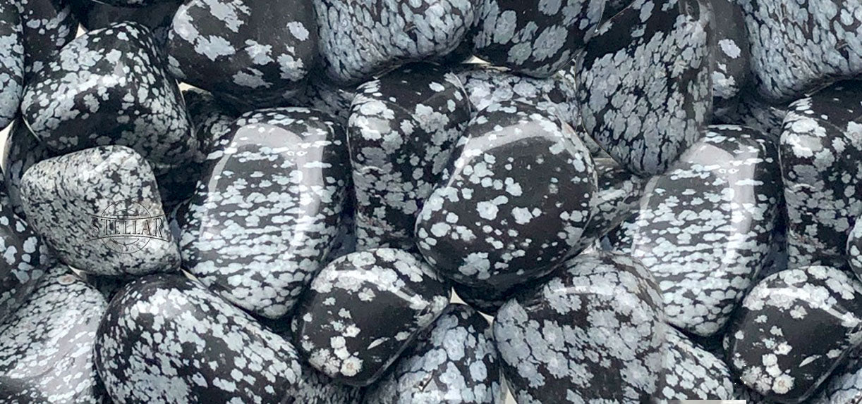 Obsidian Snowflake – Stellar Crystal Company